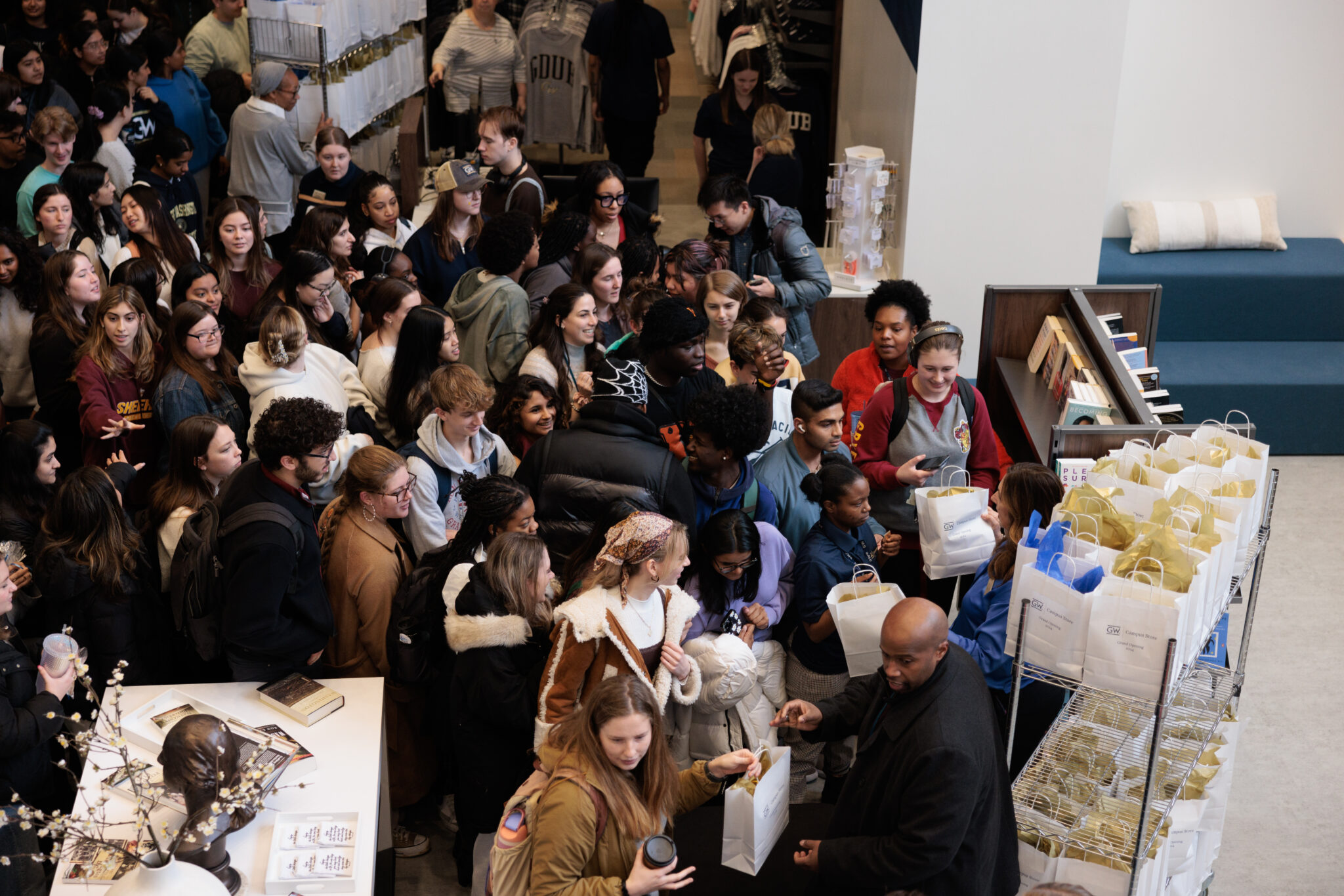 Photo Story: Bringing The George Washington University Campus Store Vision to Life - Follett